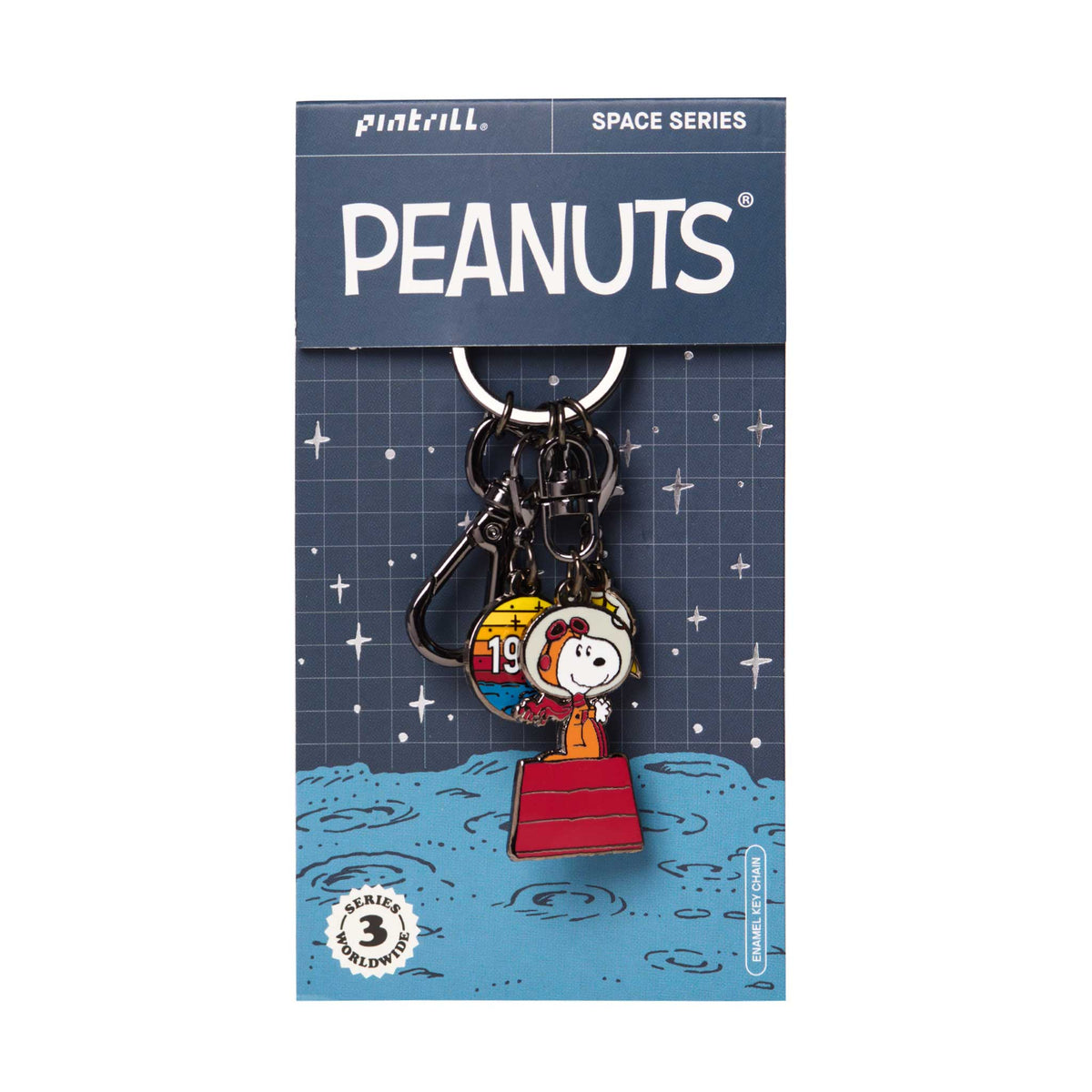 Pintrill PEANUTS - Snoopy & Woodstock Space Keychain – FUSE CULTURE
